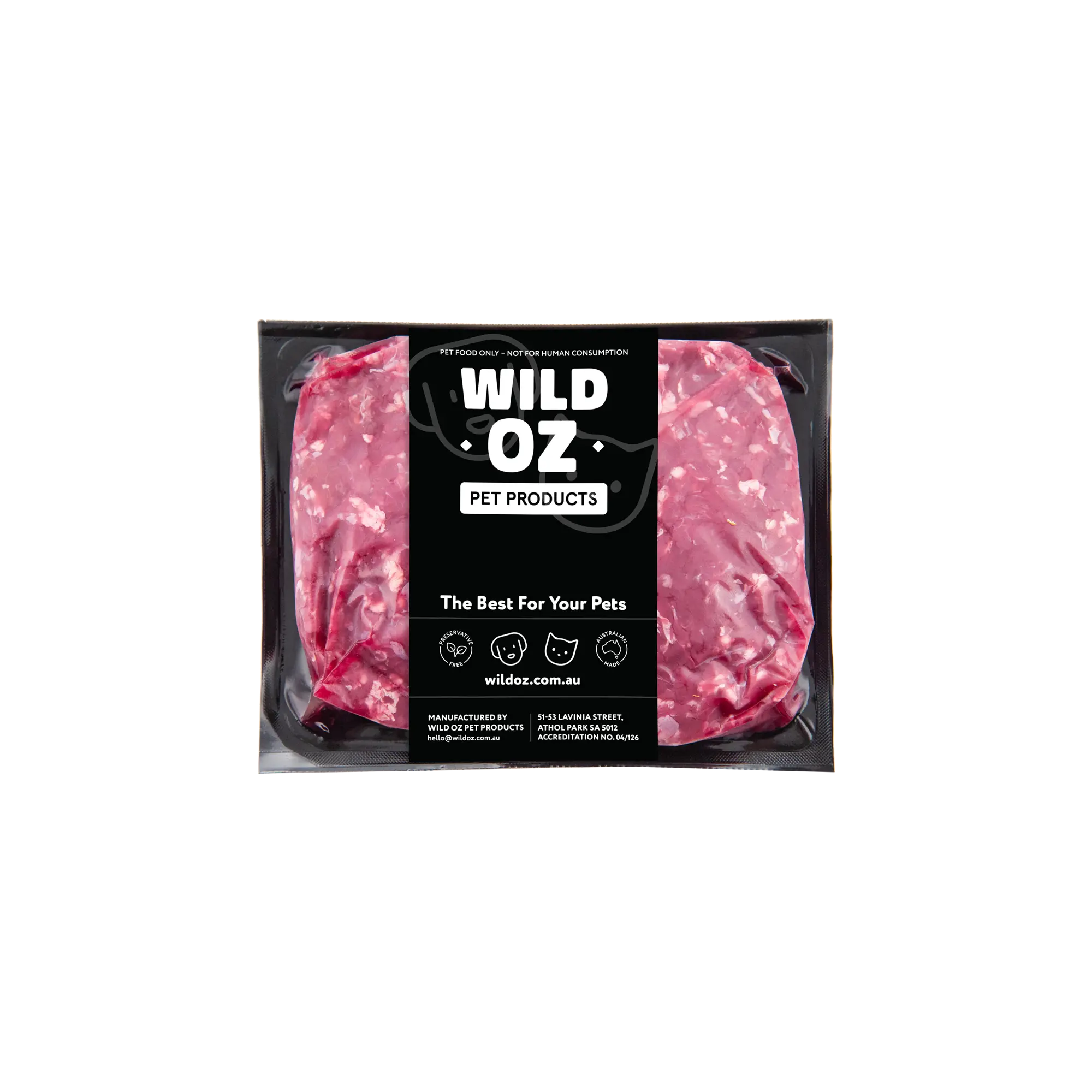 Wild Venison mince pet food 500g – wild-oz