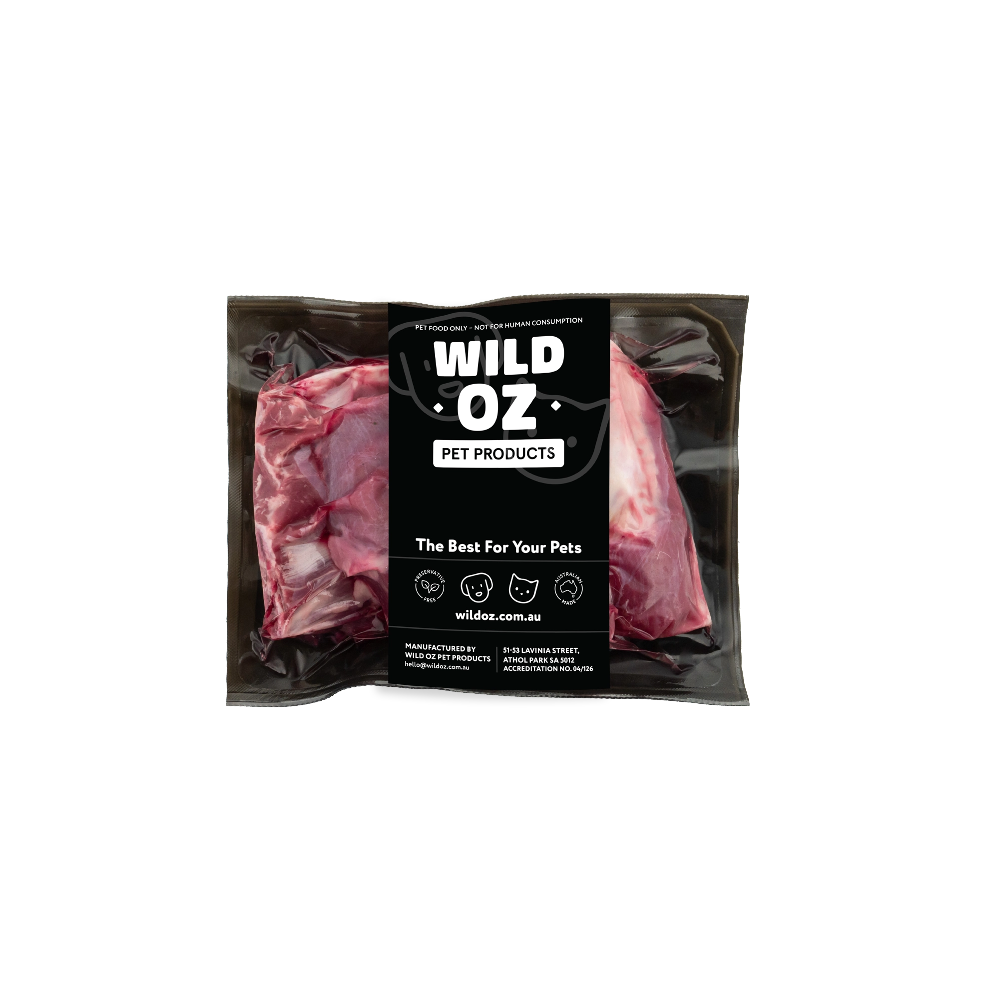 Wild Venison Brisket for dogs – wild-oz