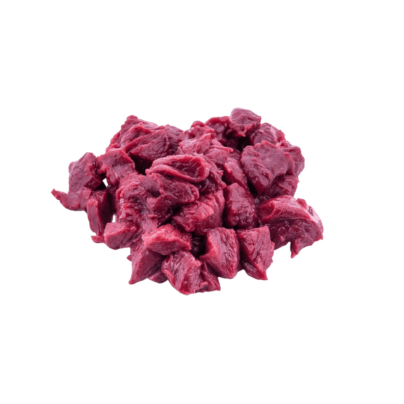 Raw diced kangaroo pet food 500g – wild-oz